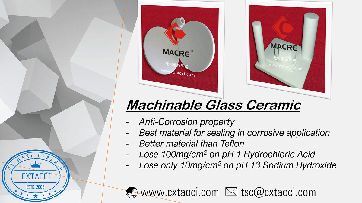 Machinable Glass Ceramic - TS Chong - Medium