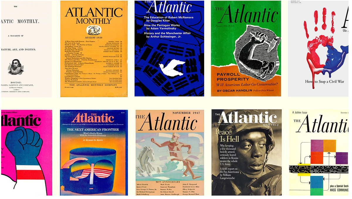 How have the topics covered by The Atlantic changed over time? | by The ...
