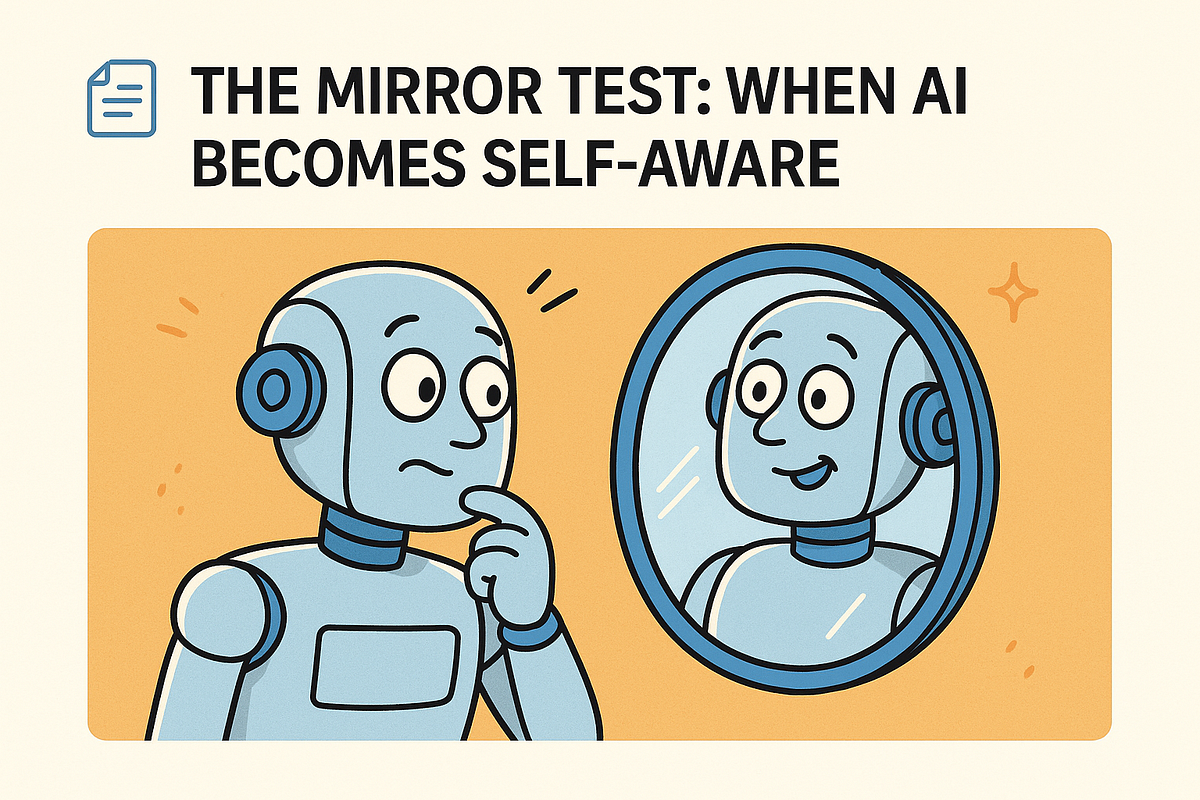 The Mirror Test: When AI Becomes Self-Aware | by Anirudh Sekar | Medium