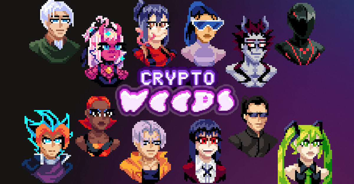 CryptoWeebs: one-of-one NFT avatars | by Worldwide WEB3 | Medium