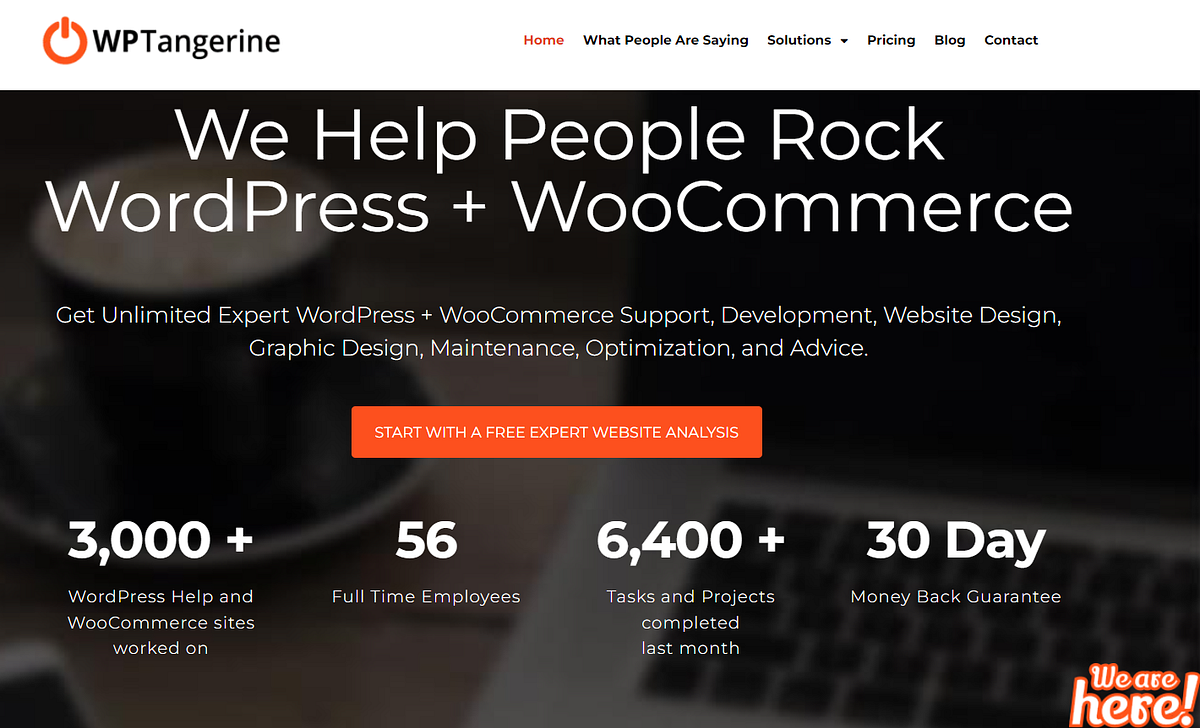WP Tangerine has helped me take my WordPress site to the next level ...
