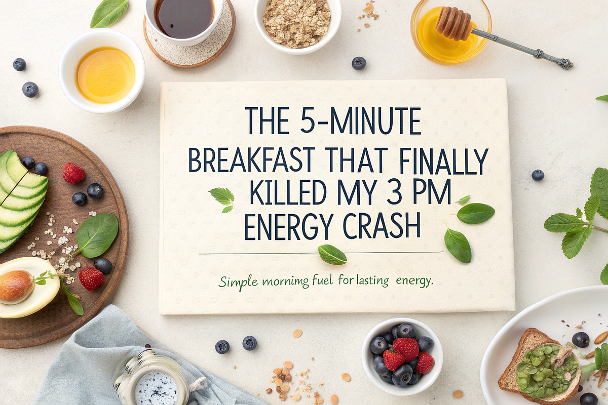 🥣 The 5-Minute Breakfast That Finally Killed My 3 PM Energy Crash | by ...