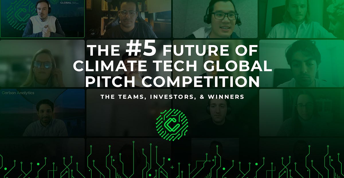 The Future of Climate Tech Global Online Pitch Event #5: The Teams ...