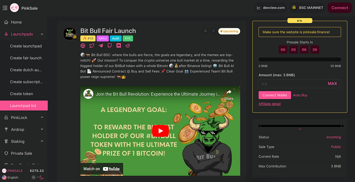 🐂 Prepare yourselves! Just a few hours to start, set aside a wallet ...