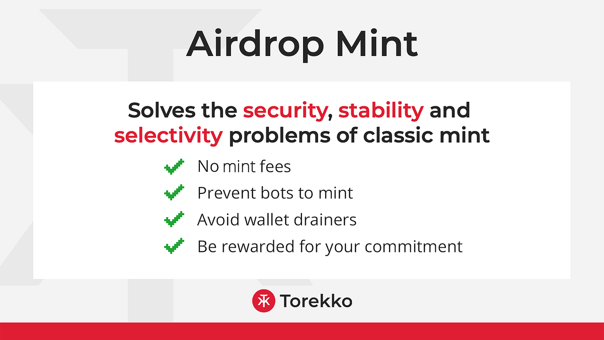 What is the Airdrop Mint, this new mint standard designed by Torekko ...