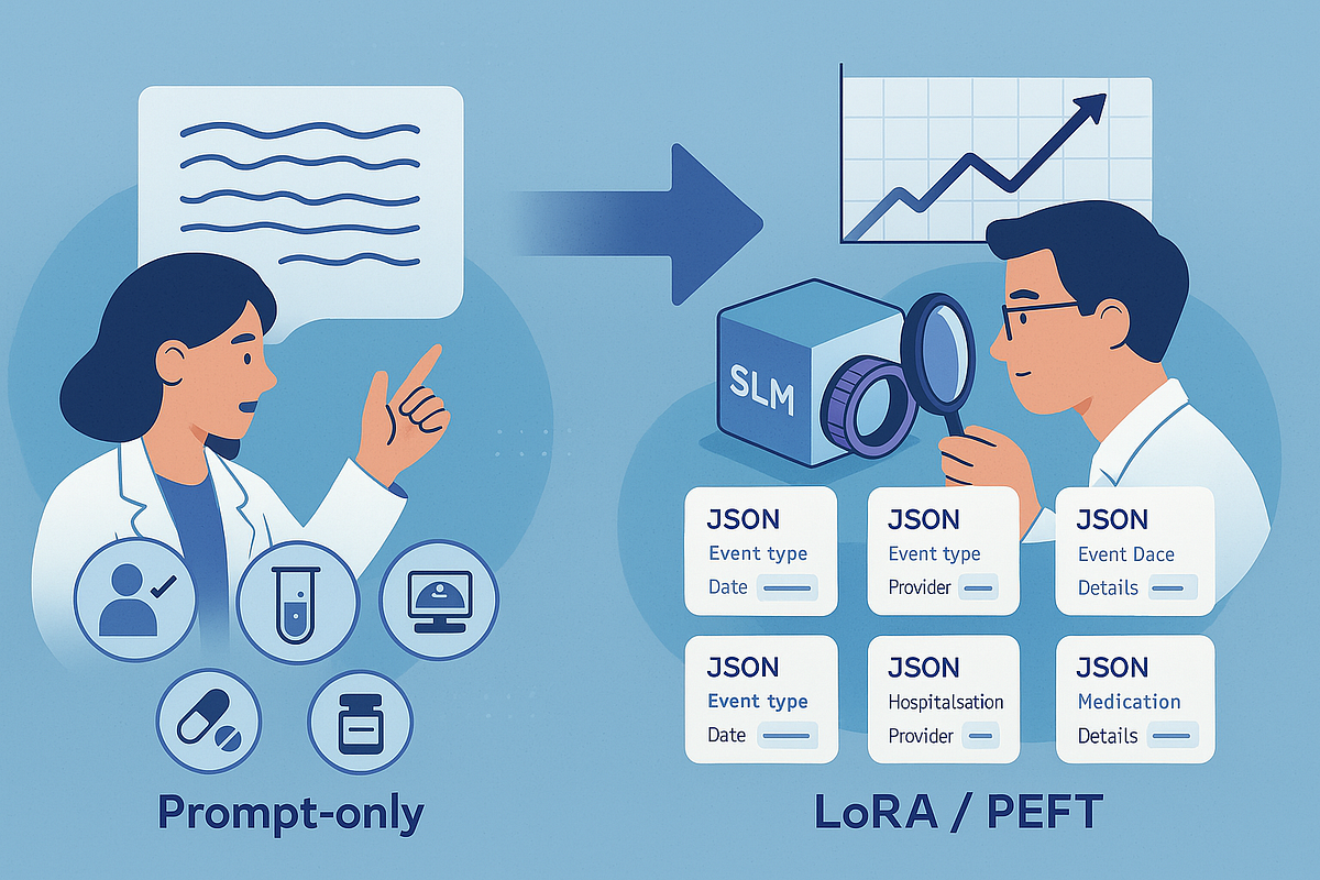 Prompted vs Fine-Tuned (LoRA/PEFT): A Practical Sequel to Patient ...