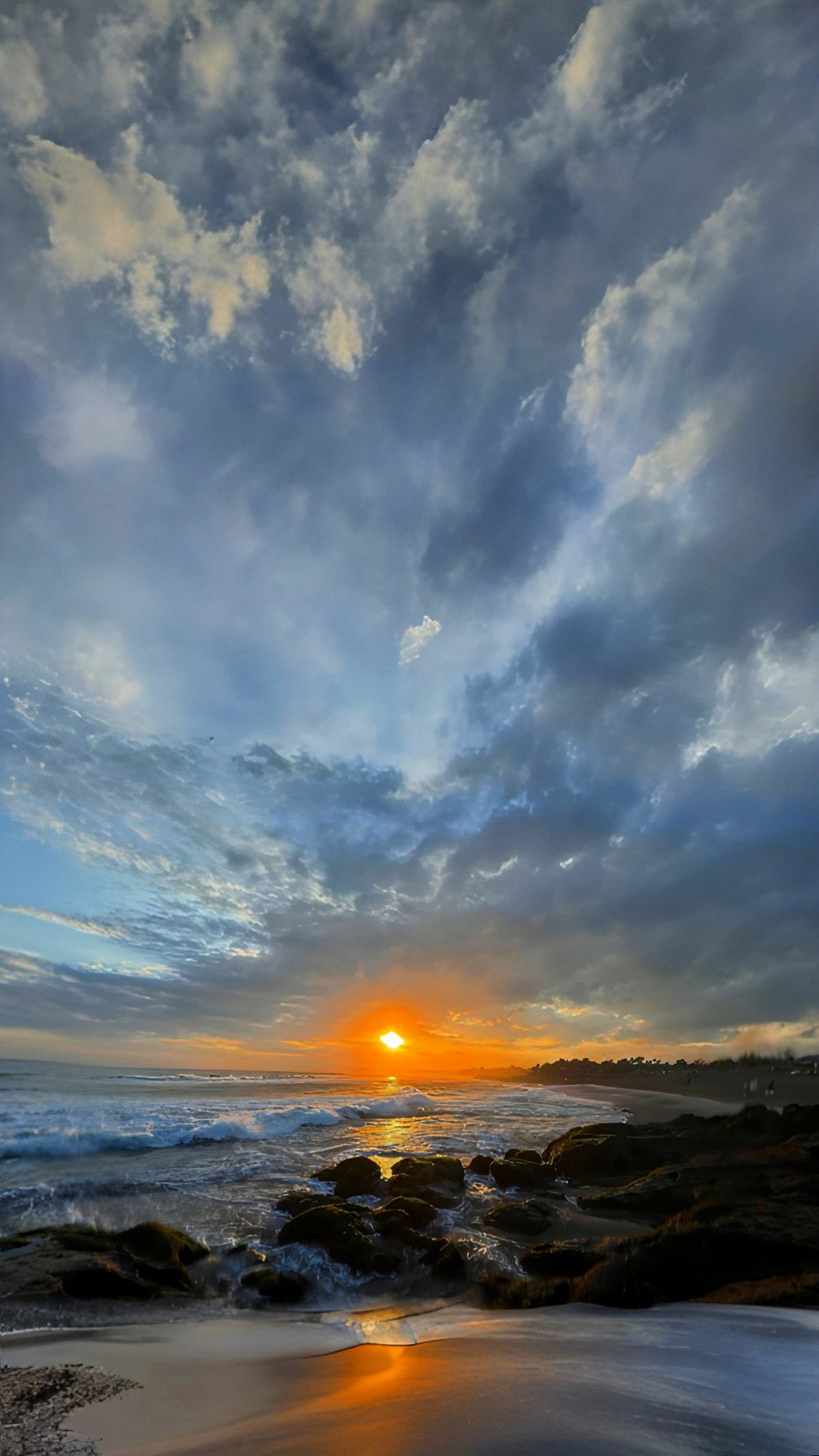 Sunset and Goodbye As the sun dips below the western sky, The coolness ...