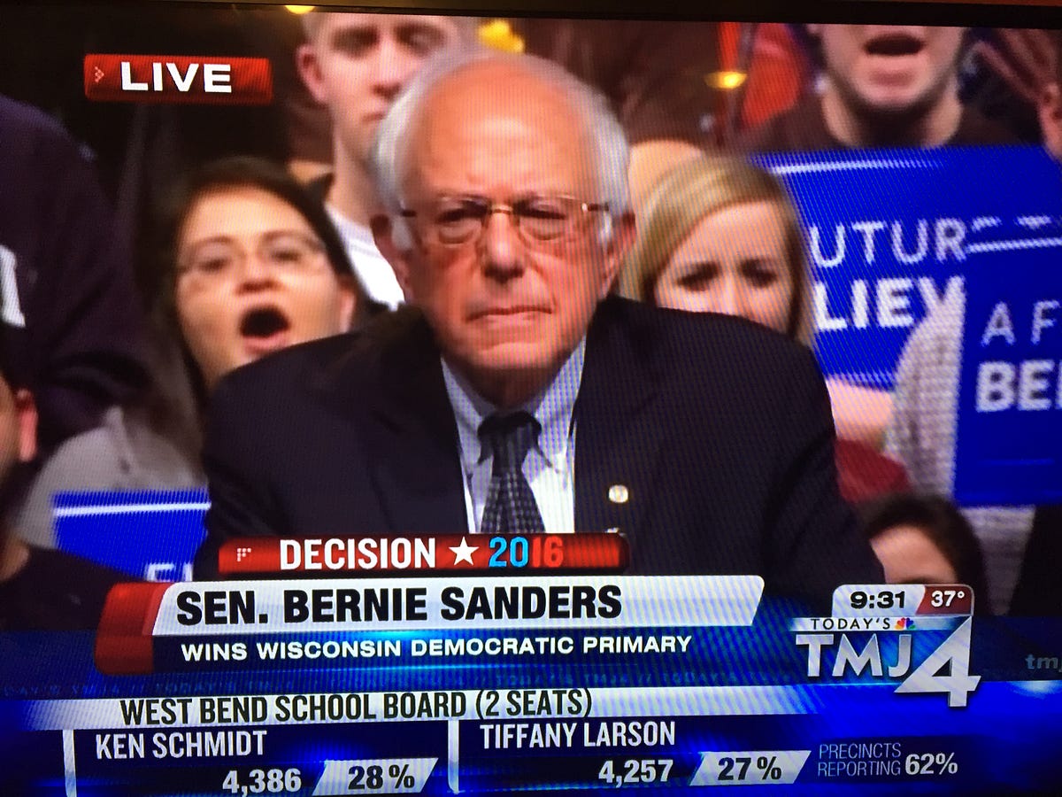 Bernie Wins Wisconsin Big!. Amar Singh Kaleka | by Amar Singh Kaleka ...