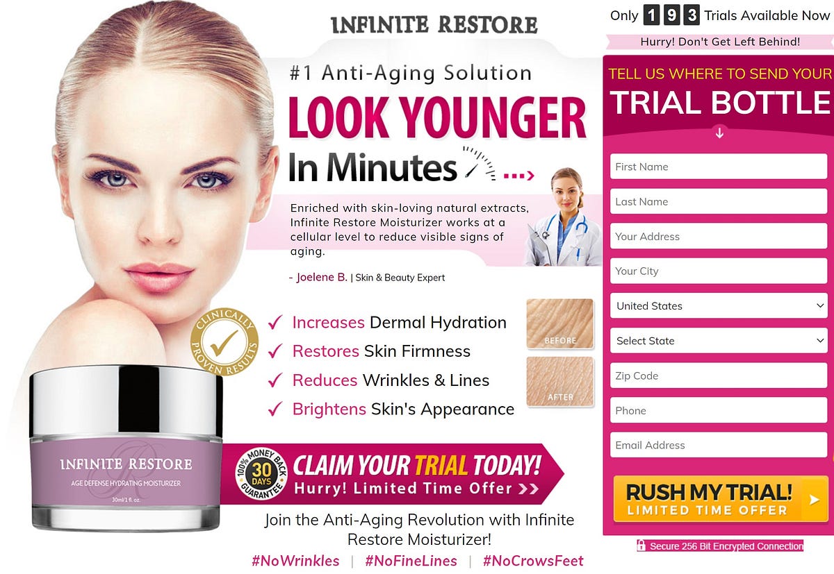 Infinite Restore Moisturizer {Infinite Restore Reviews} Alpha Anti ...