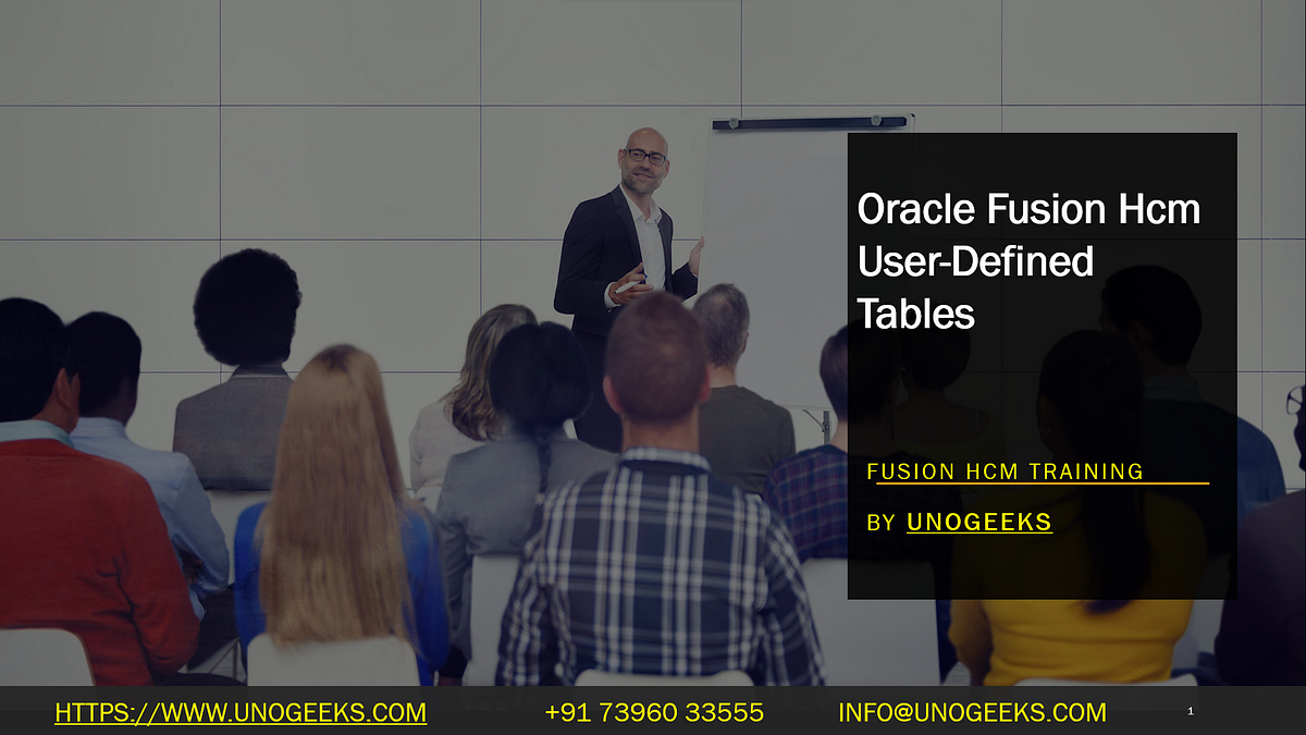 Oracle Fusion Hcm User Defined Tables By Techtutorsti Medium