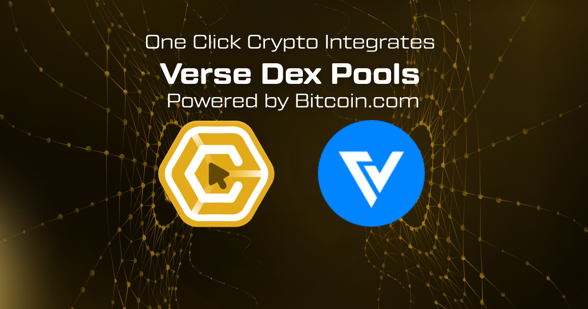 One Click Crypto Integrates Verse Pools Powered by Bitcoin.com | by One ...
