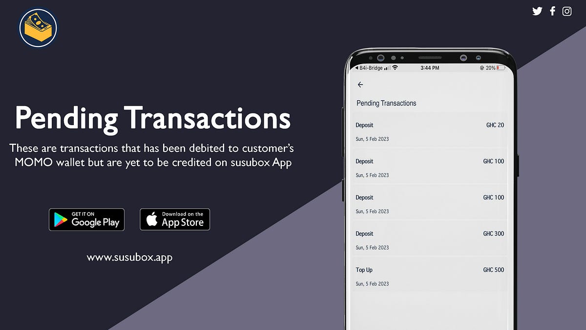 What’s New on susubox App (Pending Transactions) | by susubox | Medium