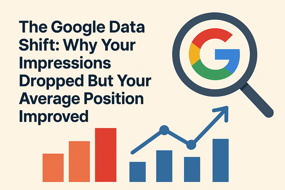 The Google Data Shift: Why Your Impressions Dropped But Your Average ...
