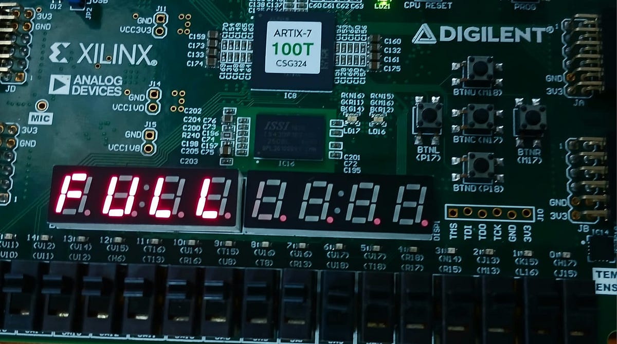 FPGA-Based Real-Time Parking Display | by Sanya Sajid | Nov, 2025 | Medium
