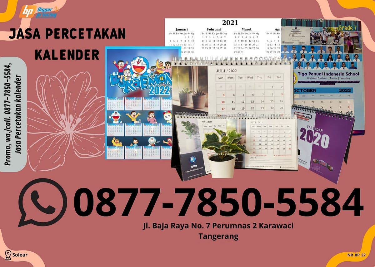 PROMO, Wa./Call. 0877–7850–5584, Jasa Cetak Kalender di Solear - Cetakkalendercustomtanggerang ...