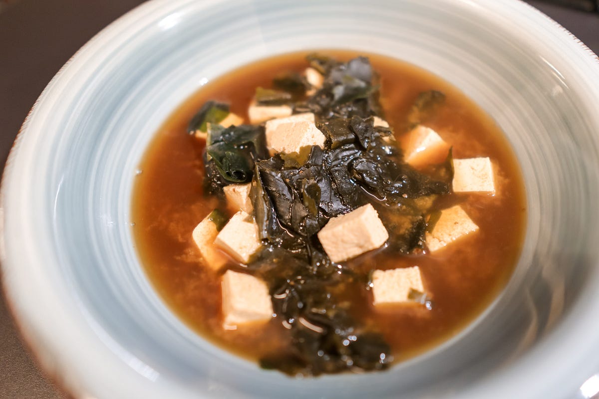 Taste the Pacific With Miso Soup. Smoked tofu and wakame seaweed meet ...