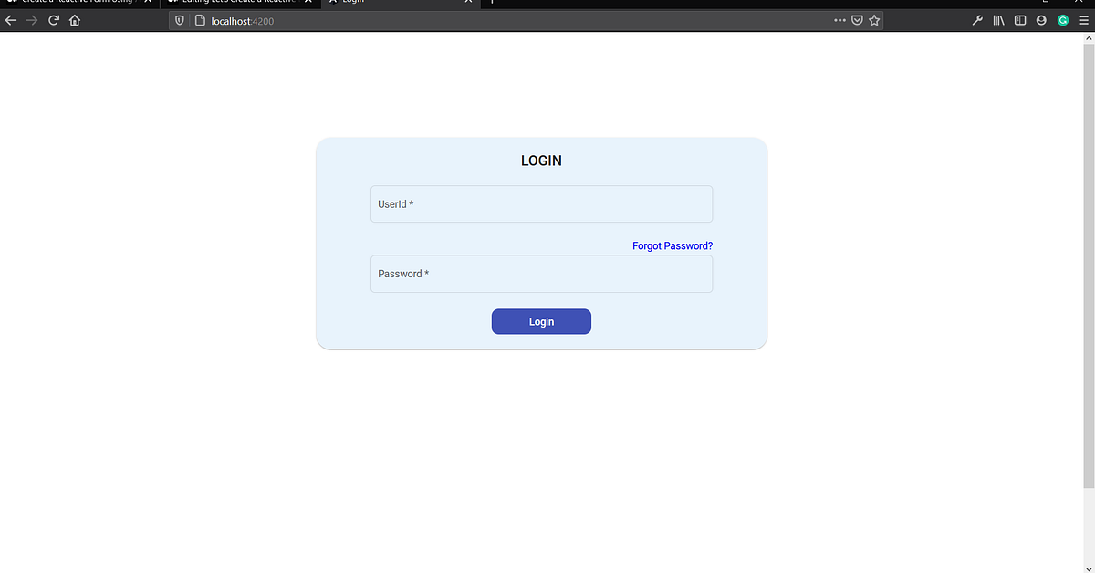 Let’s Create a Reactive Login Form Using Angular Material | by tharaka ...