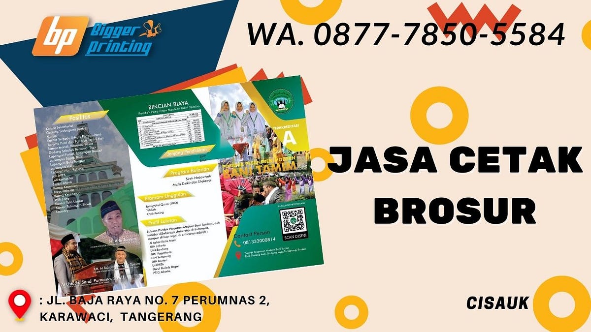 BEST SELLER, Wa./Call. 0877–7850–5584, Jasa Cetak Brosur di Cisauk - percetakan brosur tangerang ...