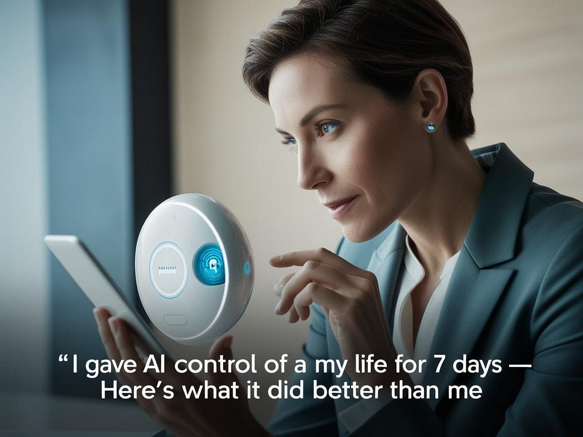 I Gave AI Control of My Life for 7 Days — Here’s What It Did Better ...