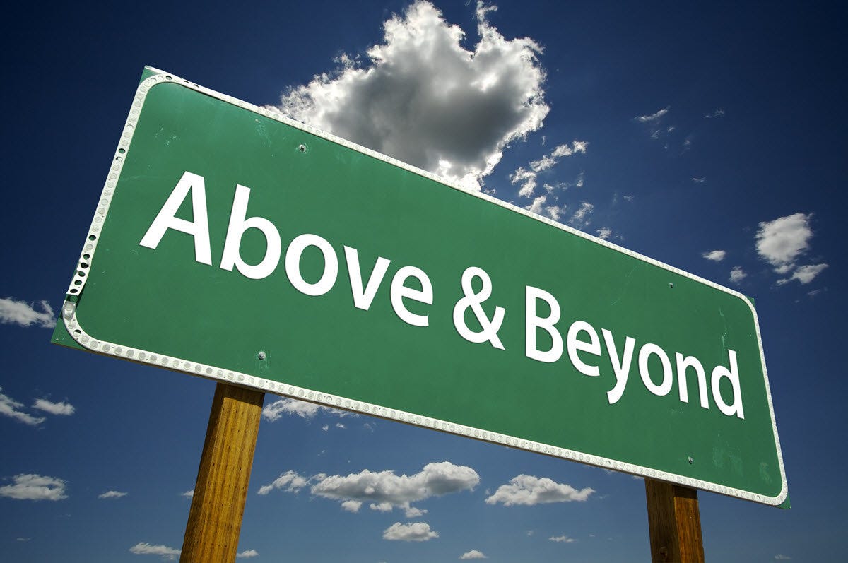 Going above and beyond as a leader! — A Tribute to a personal Hero | by ...