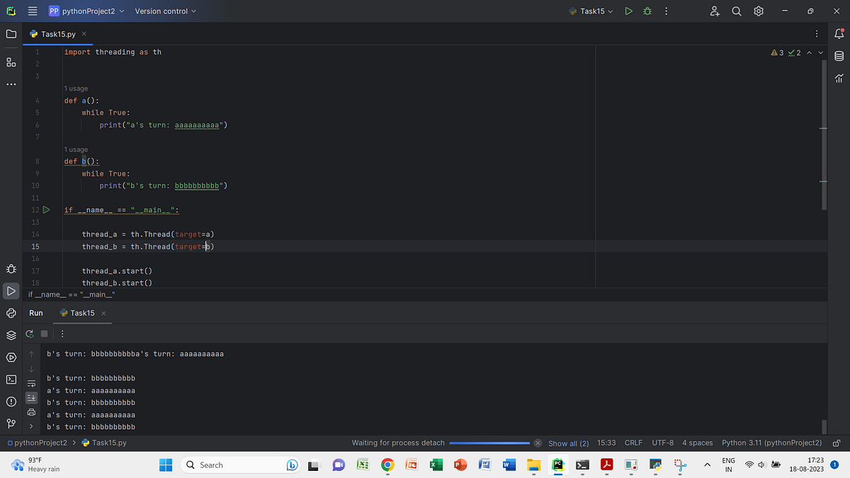 Exploring Parallel Execution in Python: Creating Infinite Loops with the Threading Module | by ...