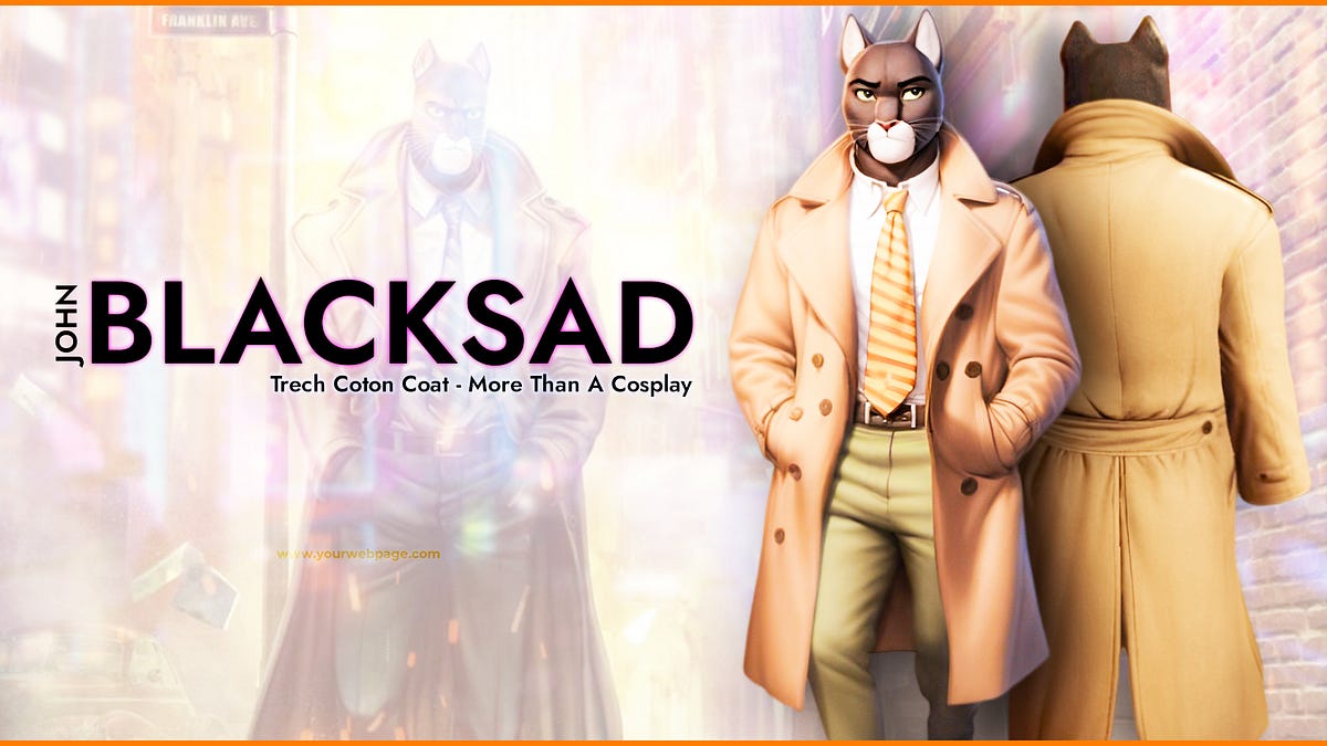 John Blacksad Trench Cotton Coat — More Than A Cosplay | by j4 jacket ...