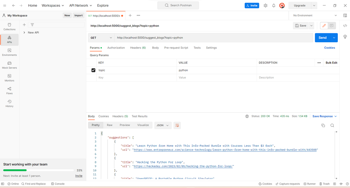 Building a Blog Suggestion API with Flask and NewsAPI | by Abhigya ...