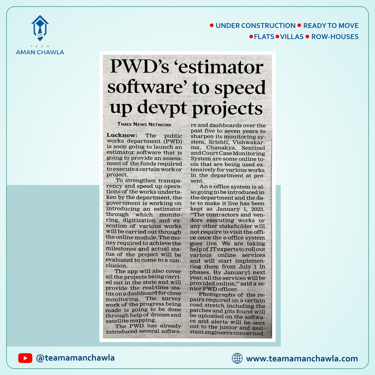 Lucknow Update : Team Aman Chawla - Team Aman Chawla - Medium