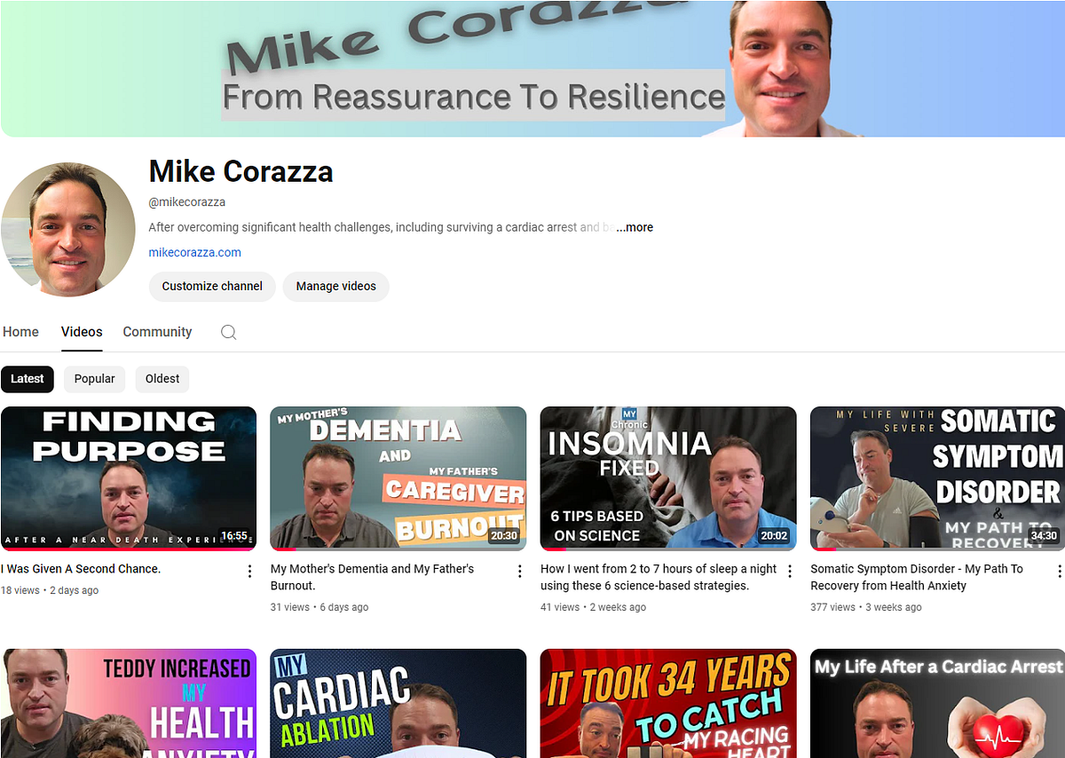 Why I Decided To Start A YouTube Channel After 40 Years Old. | by Mike Corazza | ILLUMINATION ...