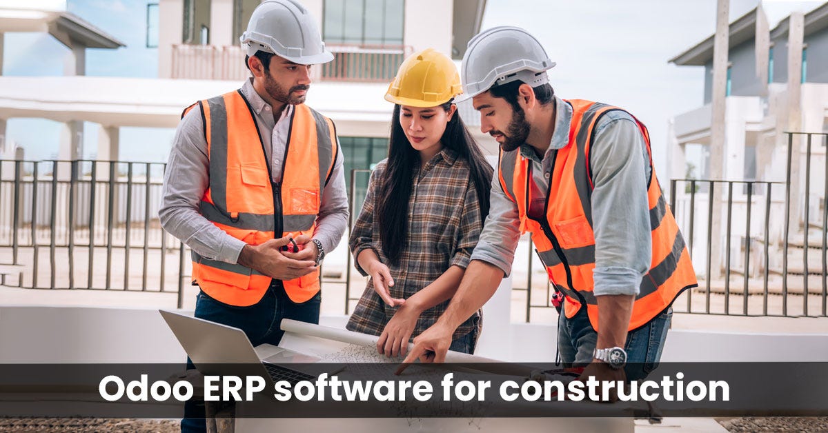 Odoo ERP software for Construction | by Odoo Community Online | Medium