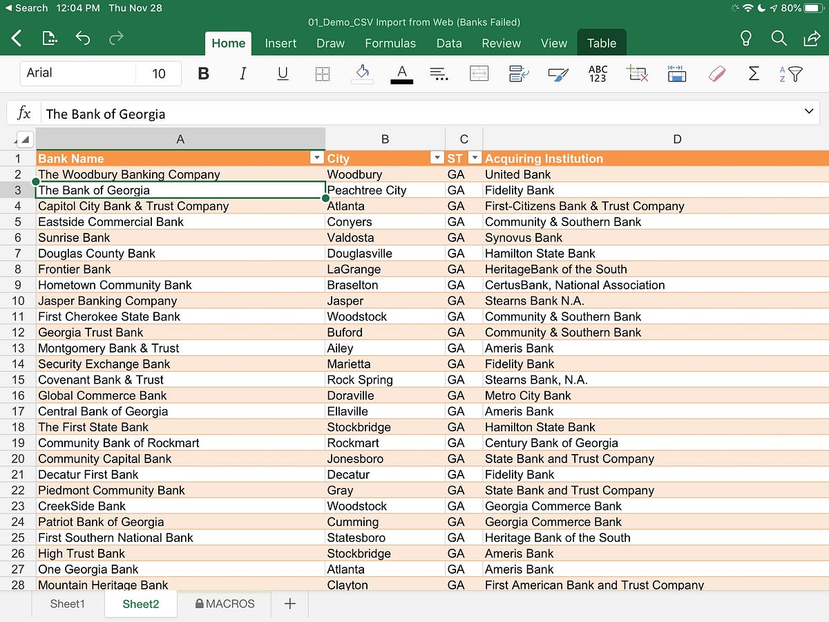 Ms Excel — Use Powerquery To Import Csv Formatted Data From The Web