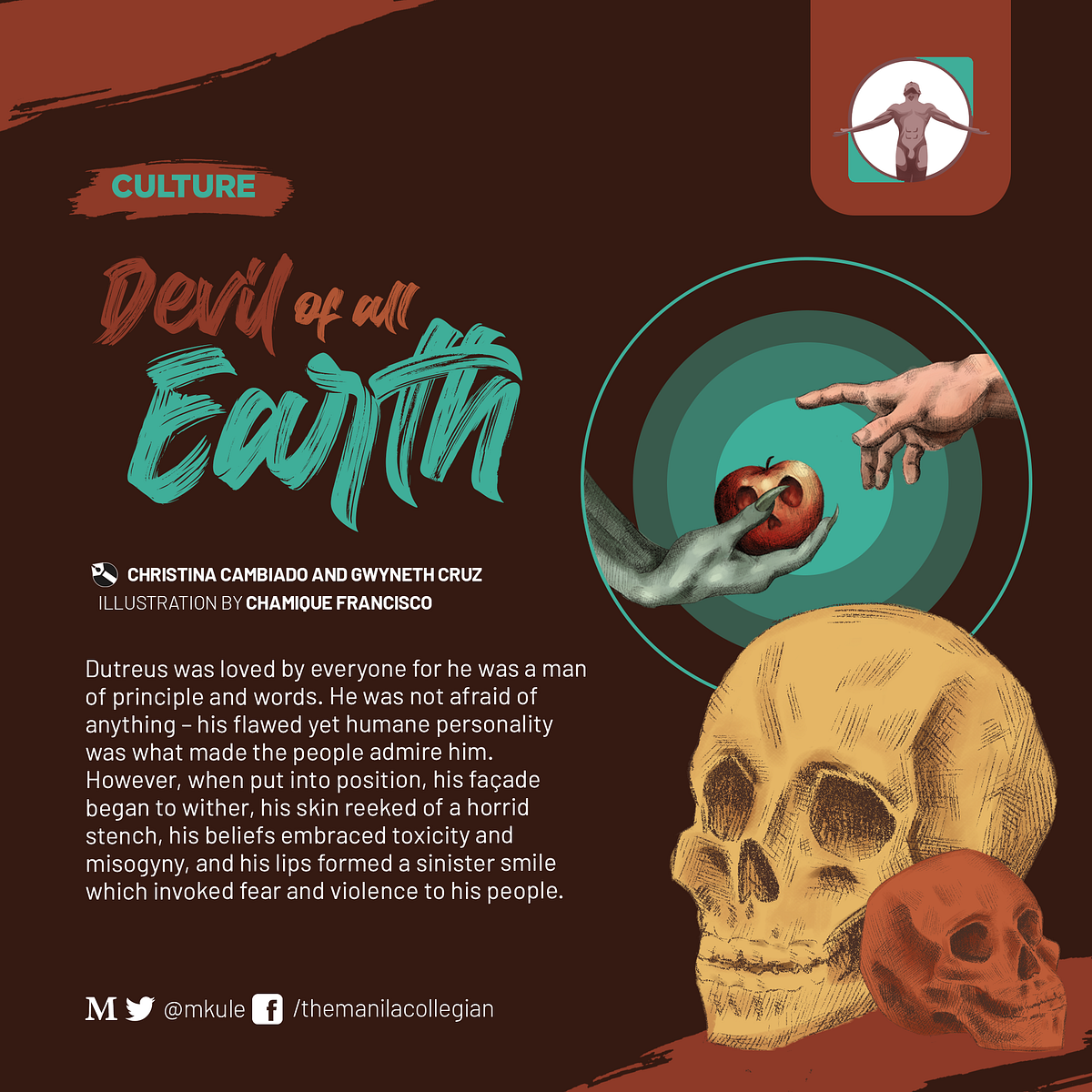 Devil of All Earth. By Christina Cambiado and Gwyneth Cruz | by The ...