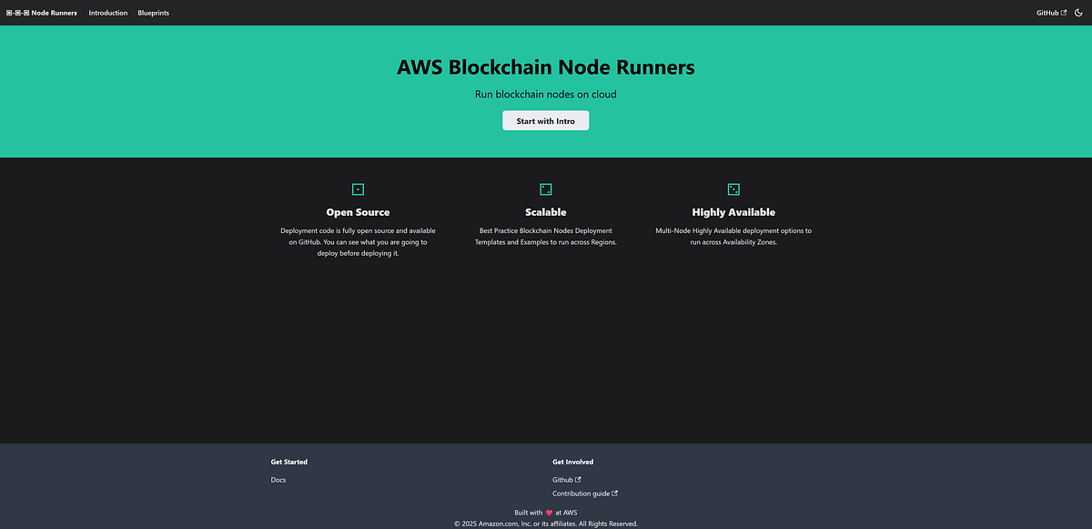 Setting up Blockchain Nodes with AWS Node Runners (Ethereum, Base, BSC) | by Guo Xiang Ng | AWS ...