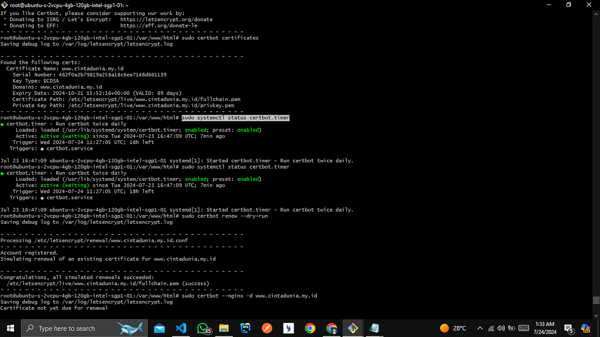 Complete Guide to Deploying a React.js on a VPS and Securing It with a Free SSL Certificate | by ...
