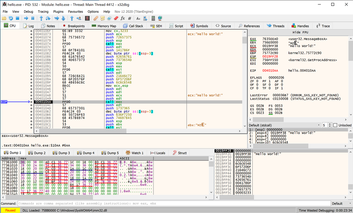 [Reverse Engineering Tips] — Shellcode Debugging | by Thomas Roccia ...