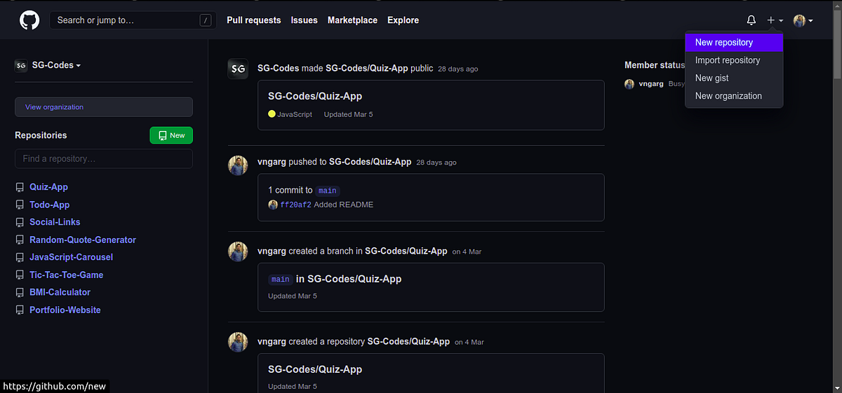 Pushing your code to GitHub. GitHub is a code hosting platform for ...