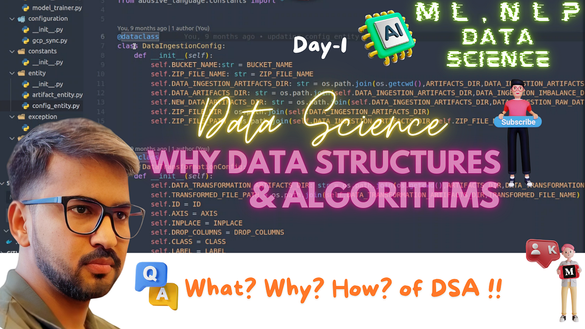Why Data Structures and Algorithms? (day-1) Subscribe | by Manralai | Medium