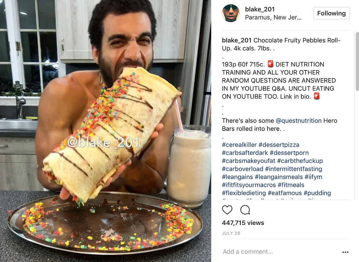 Dieting: It’s Delicious. Blake Horton, fitness Instagram… | by Alexa ...