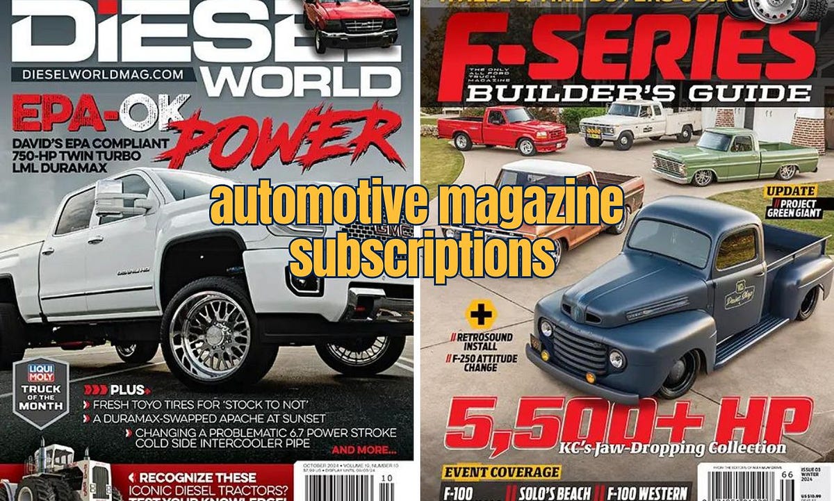 Automotive Magazine Subscriptions: Drive into Expert Insights | by ...