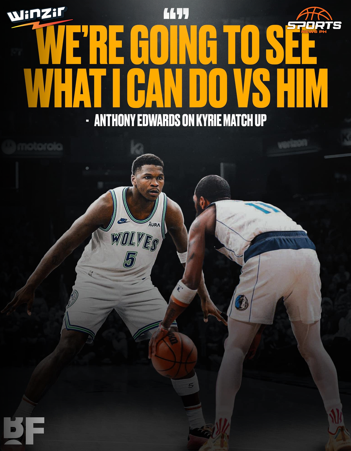 Anthony Edwards Eager to Face Kyrie Irving in Western Conference Finals ...