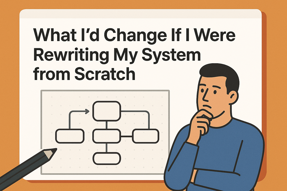 What I’d Change If I Were Rewriting My System from Scratch | by Haydar ...