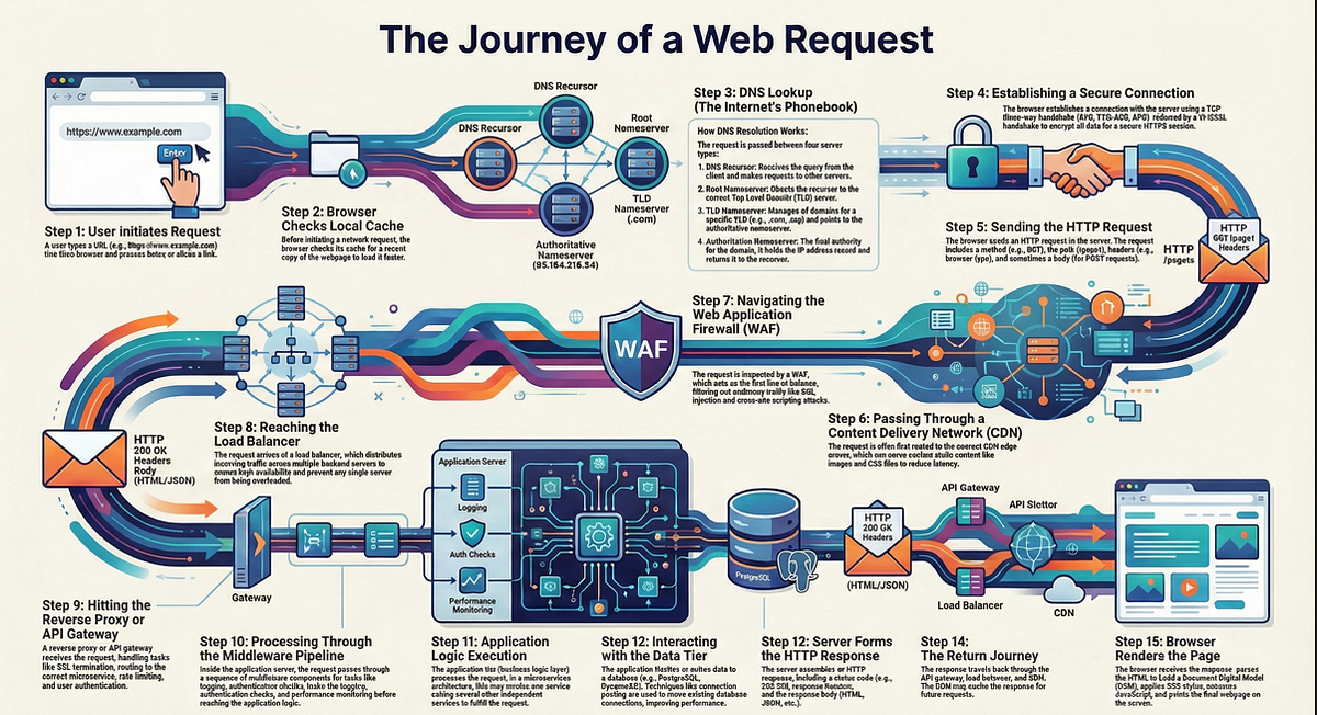What Really Happens When You Click a Link? The Complete Journey of a ...