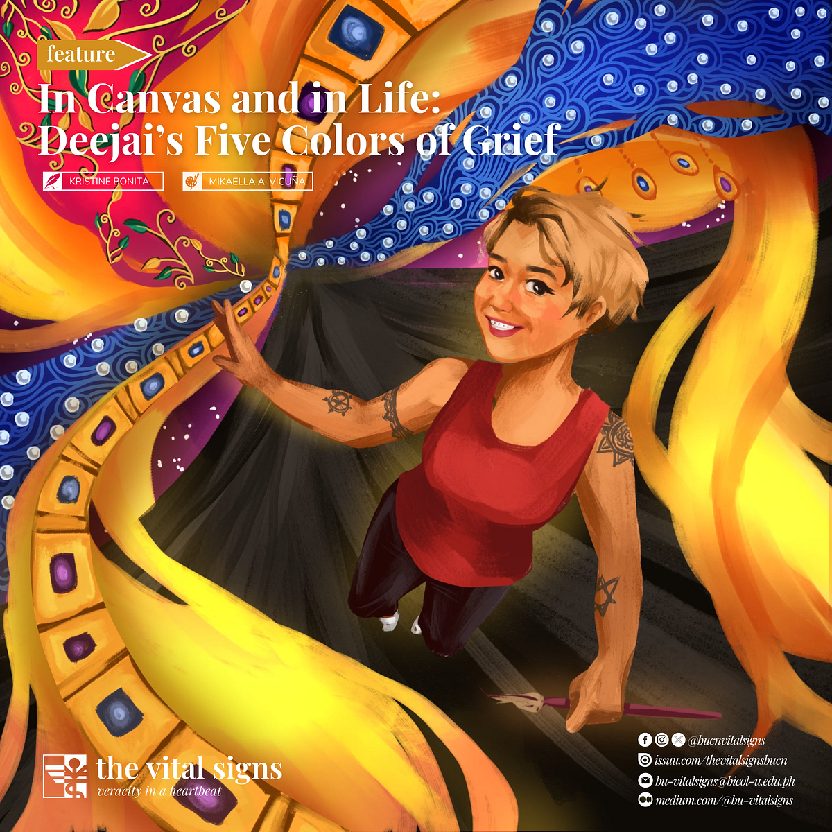 FEATURE | In Canvas and in Life: Deejai’s Five Colors of Grief | by The ...