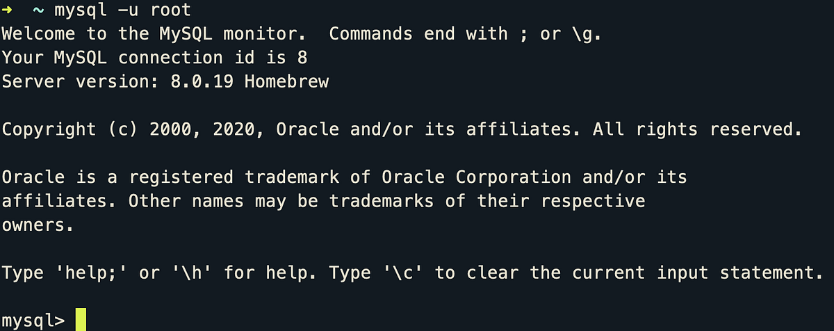 Conectando ao MySQL usando o Cliente de MySQL na linha de comandos | by Vinicius Santana | Medium