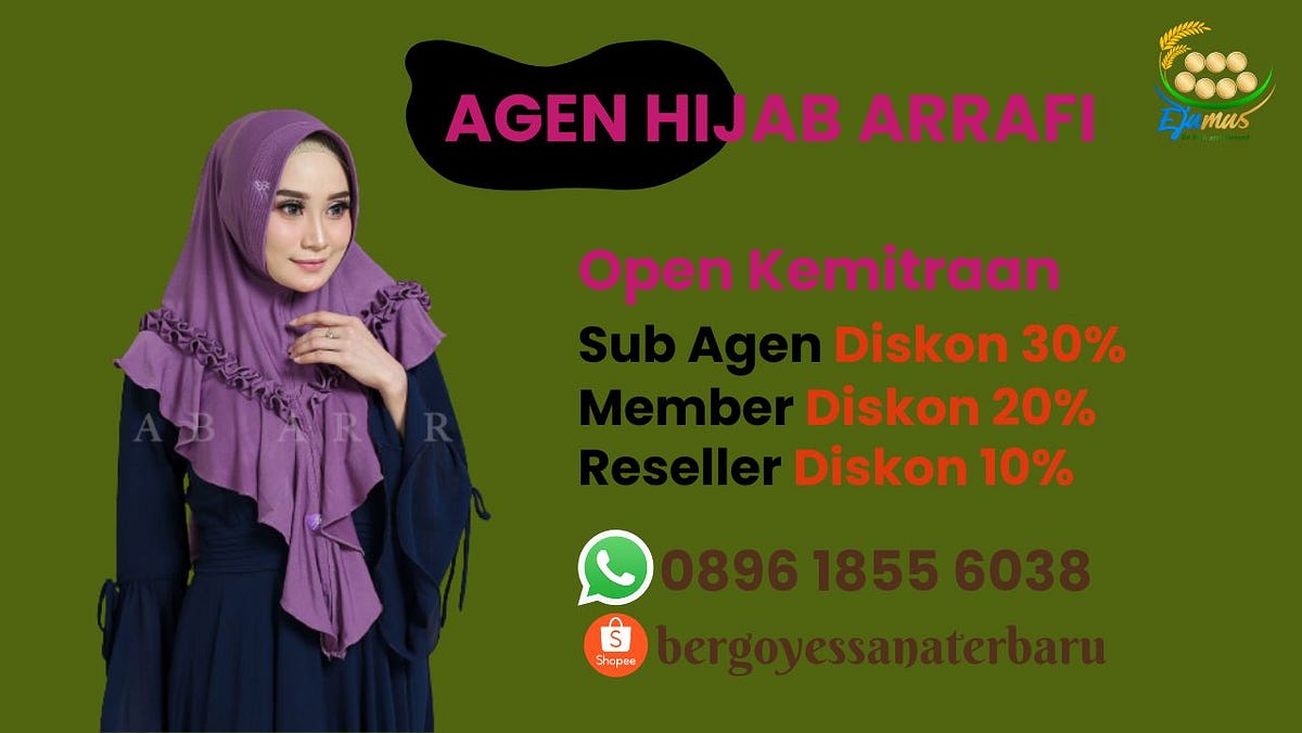 KUALITAS TERBAIK 0896–1855–6038, Arrafi Hijab Terbaru Ejamas Store ...