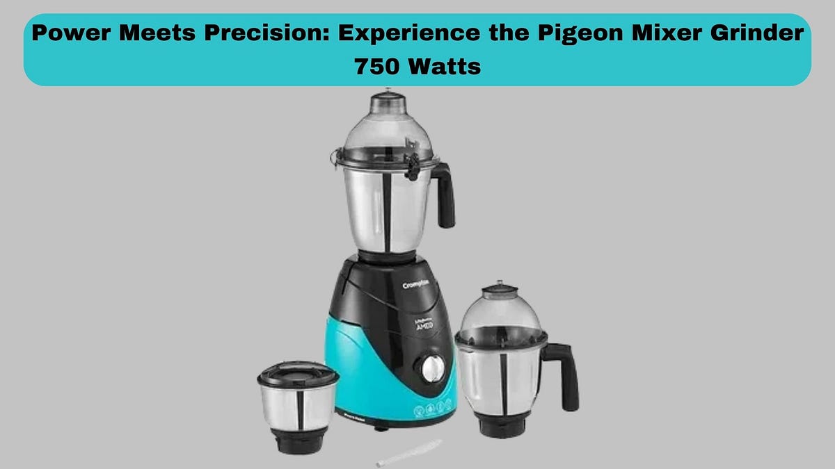 Power Meets Precision: Experience the Pigeon Mixer Grinder 750 Watts ...