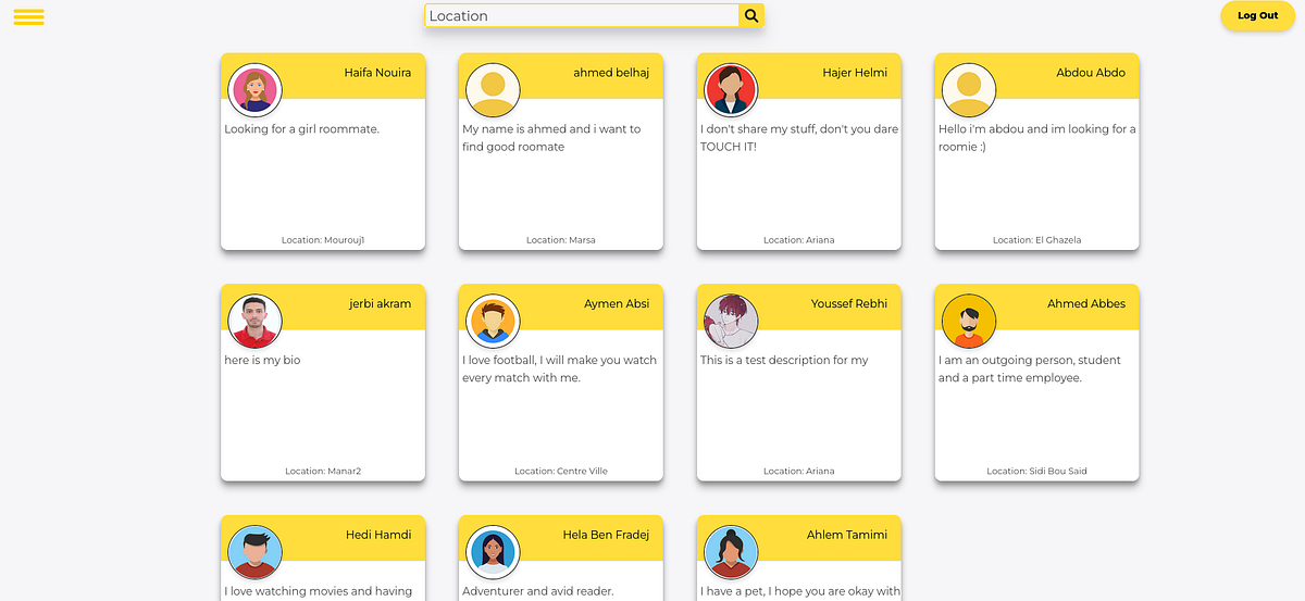 Portfolio Project: Binomi. The hassle that comes with looking for… | by Youssef Abid | Medium