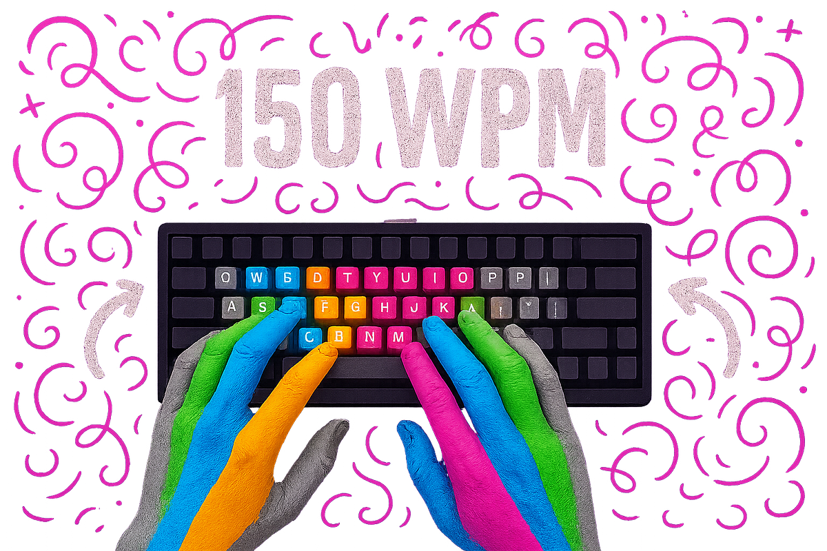 The typing method for 100WPM (and even 150) | by Artilogic | Write A ...