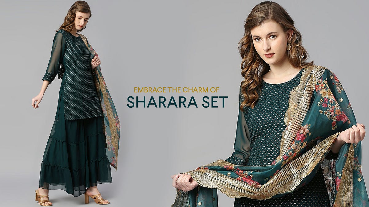Glam Up Your Look: The Best Sharara Sets to Buy Online in India | by ...