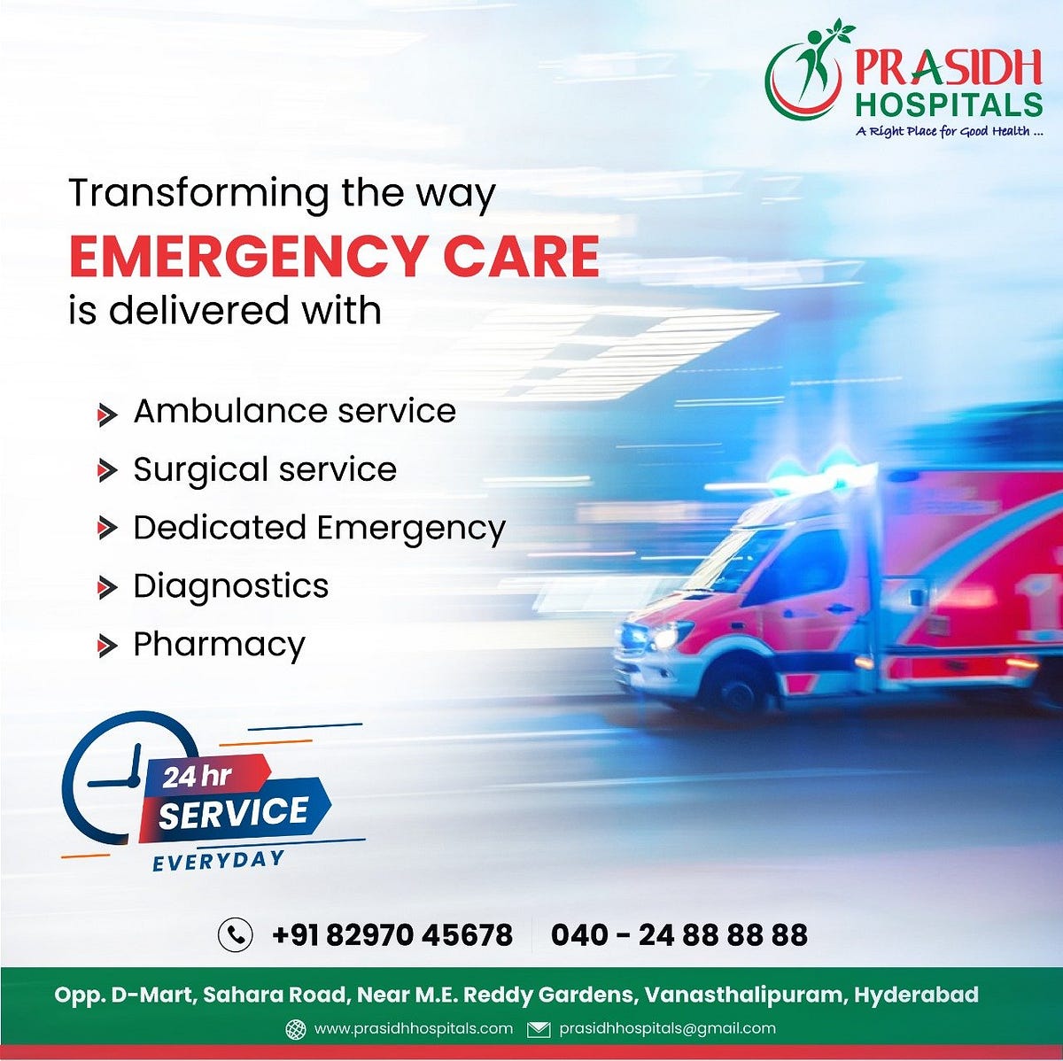 Multispeciality Hospital in Hyderabad | Lb Nagar — Prasidh Hospital ...